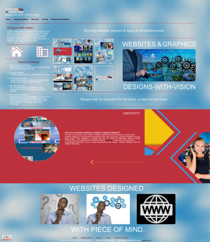 Website | Graphics & Logo design | Designs with Vision.